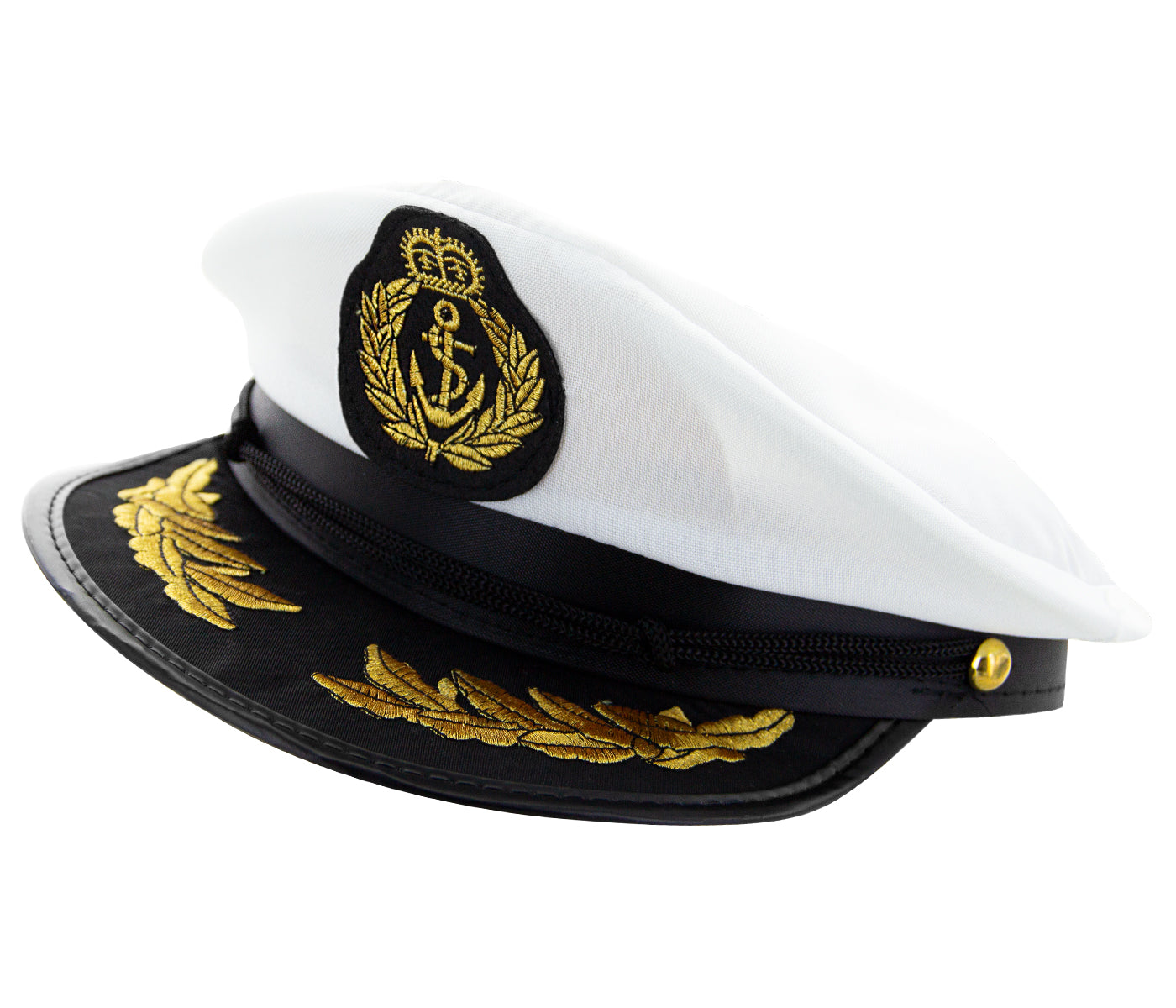 Matrosenmütze Original Optik Marine weiß mit Schirm Modell – SoSachen