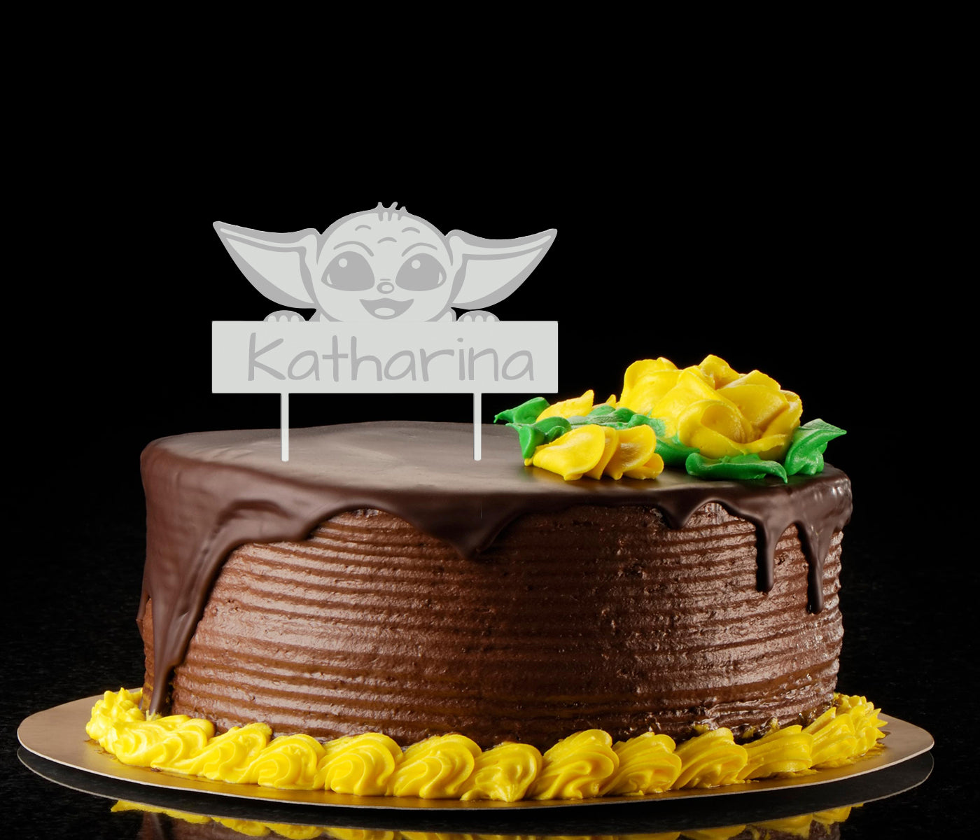 Cake-Topper Groku personalisiert Wunschname Cupcake Topper Kuchentoppe ...